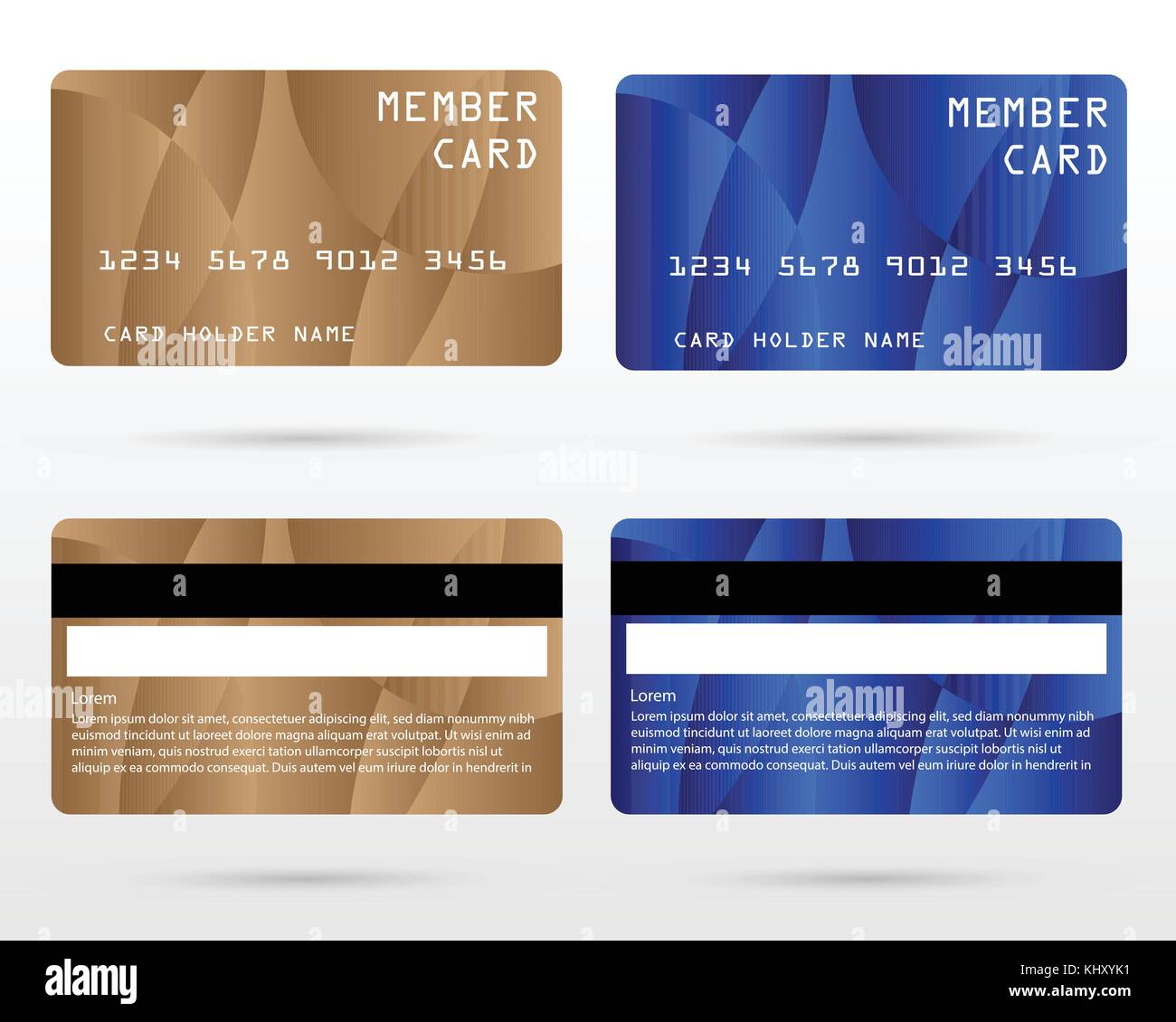 member card, business VIP card, design for privilege member,vector ...
