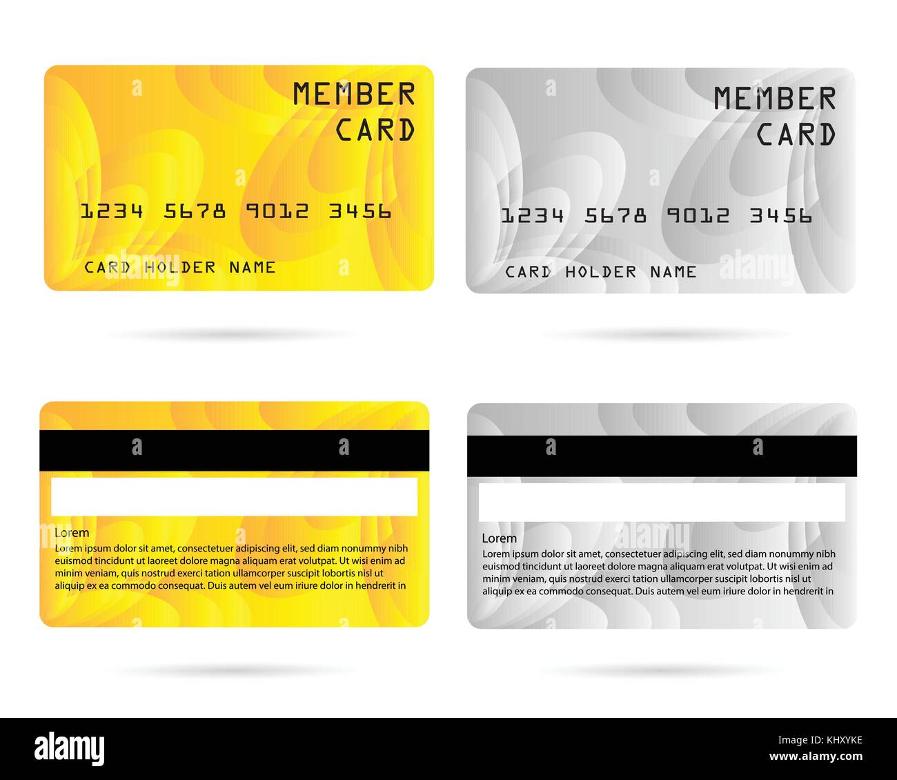 member card, business VIP card, design for privilege member,vector ...