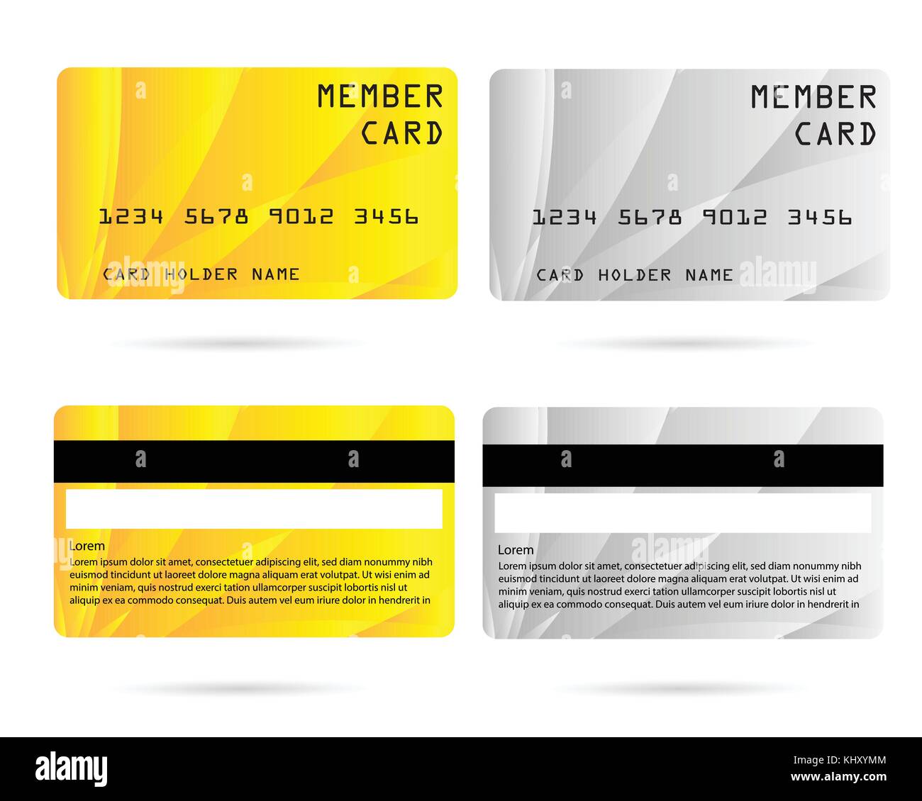member card, business VIP card, design for privilege member,vector ...