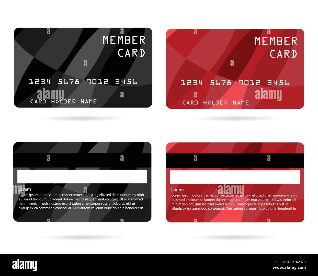 member card, business VIP card, design for privilege member,vector ...