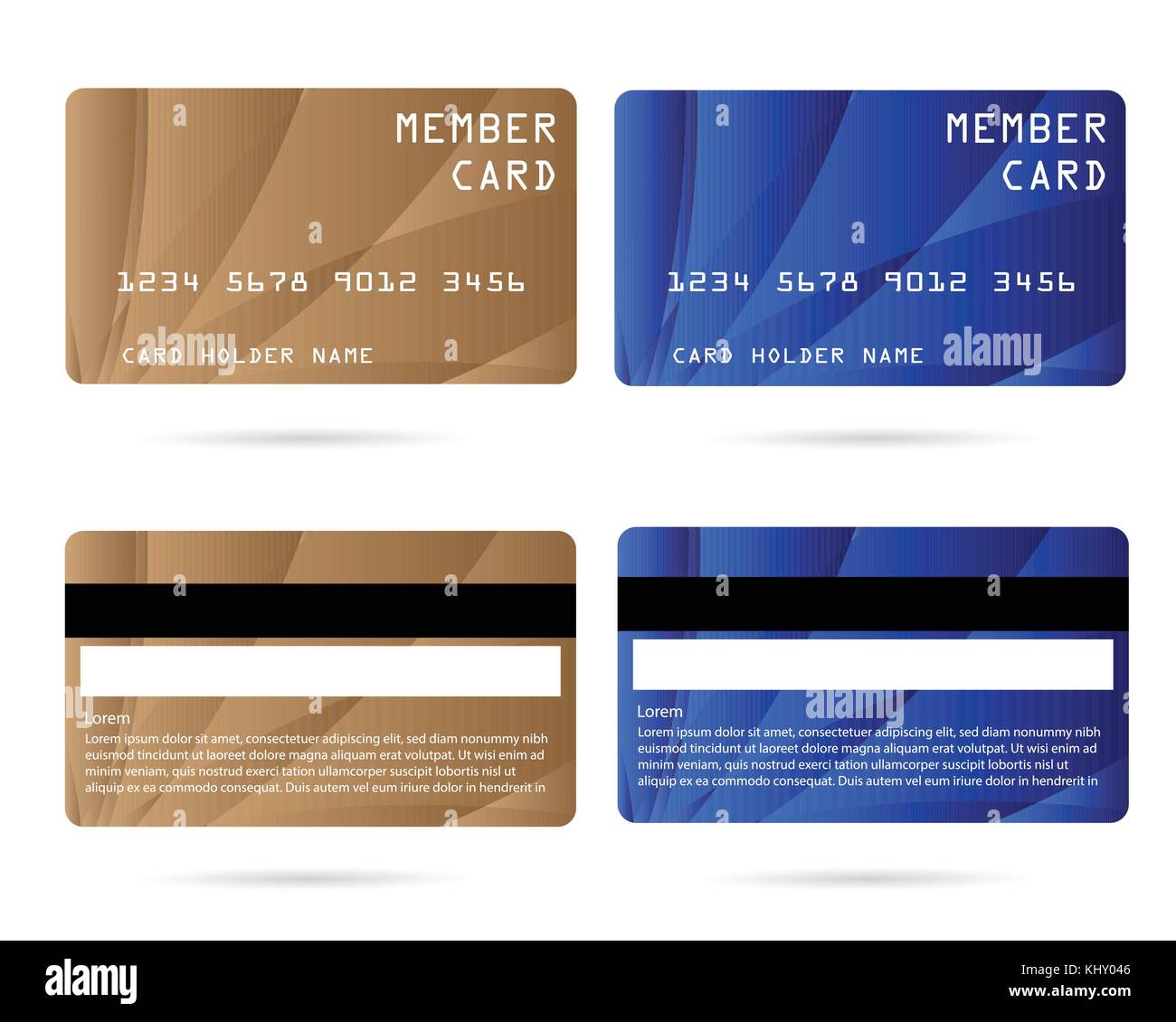 member card, business VIP card, design for privilege member,vector ...