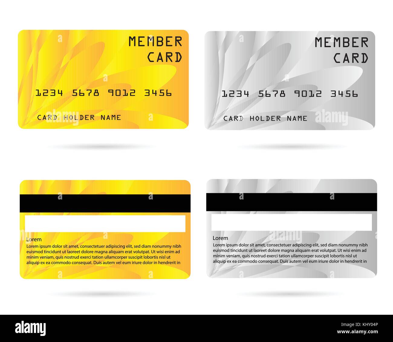 member card, business VIP card, design for privilege member,vector ...