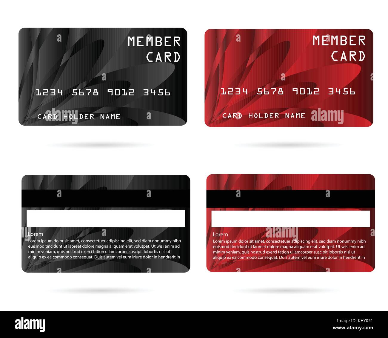 member card, business VIP card, design for privilege member,vector ...