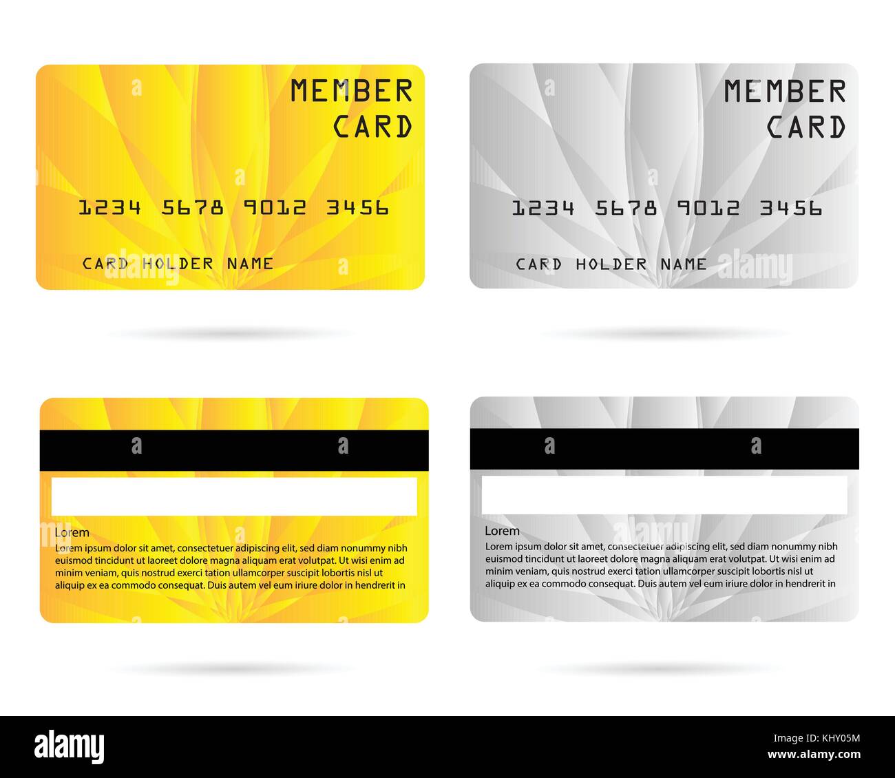 member card, business VIP card, design for privilege member,vector ...