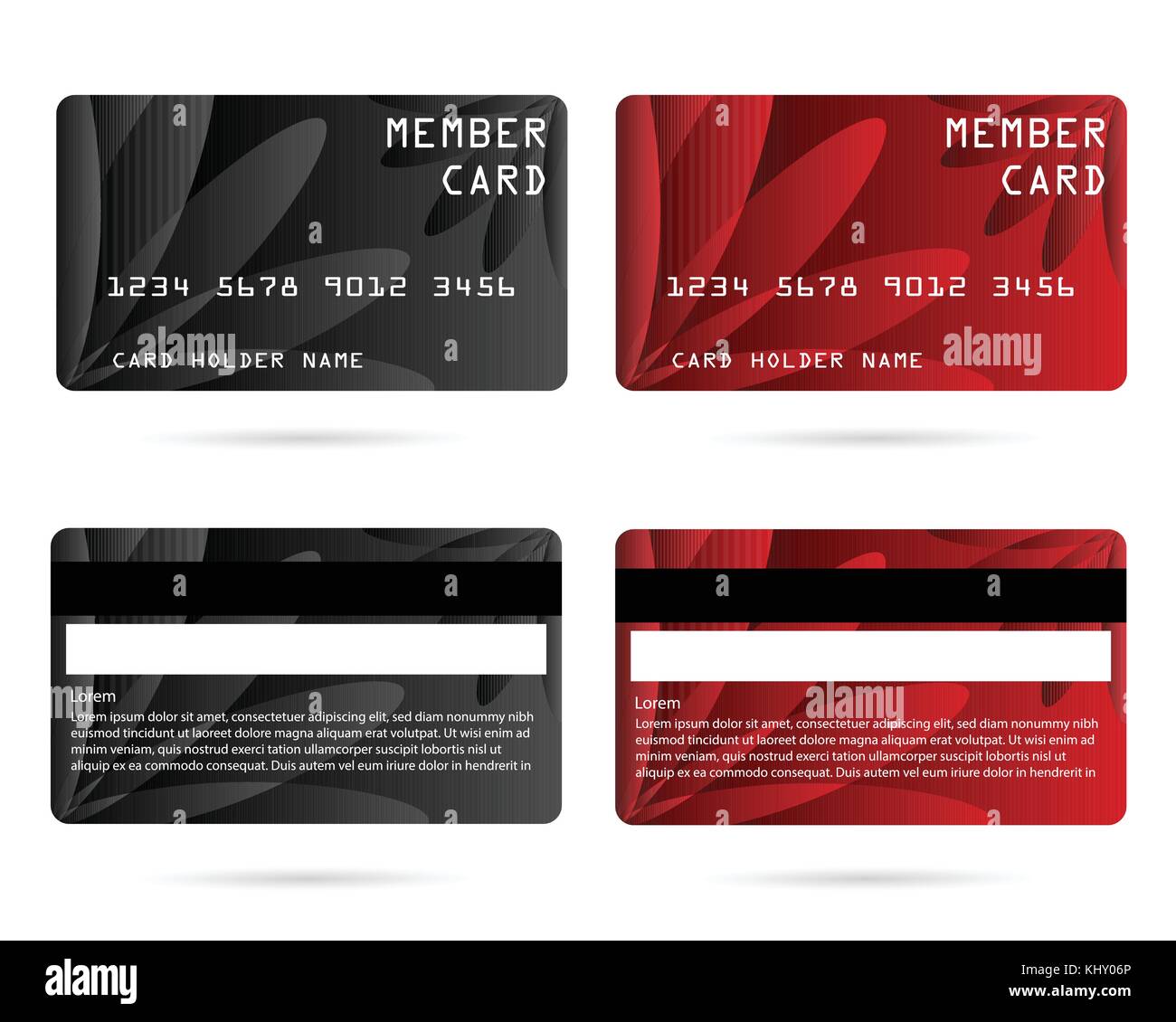 member card, business VIP card, design for privilege member,vector ...