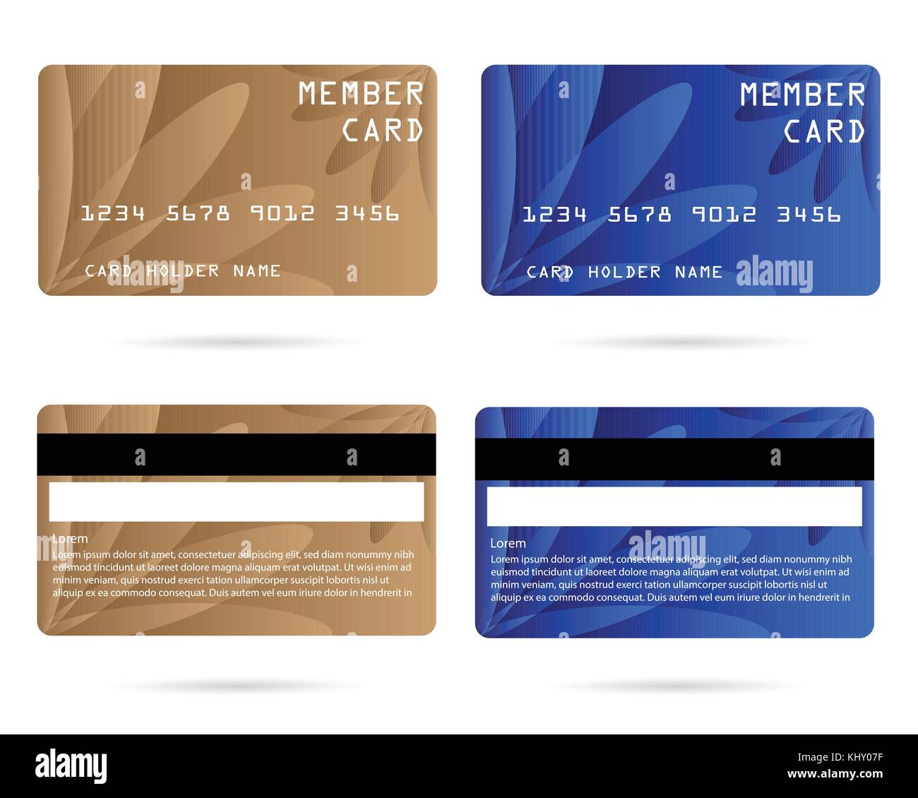 member card, business VIP card, design for privilege member,vector ...
