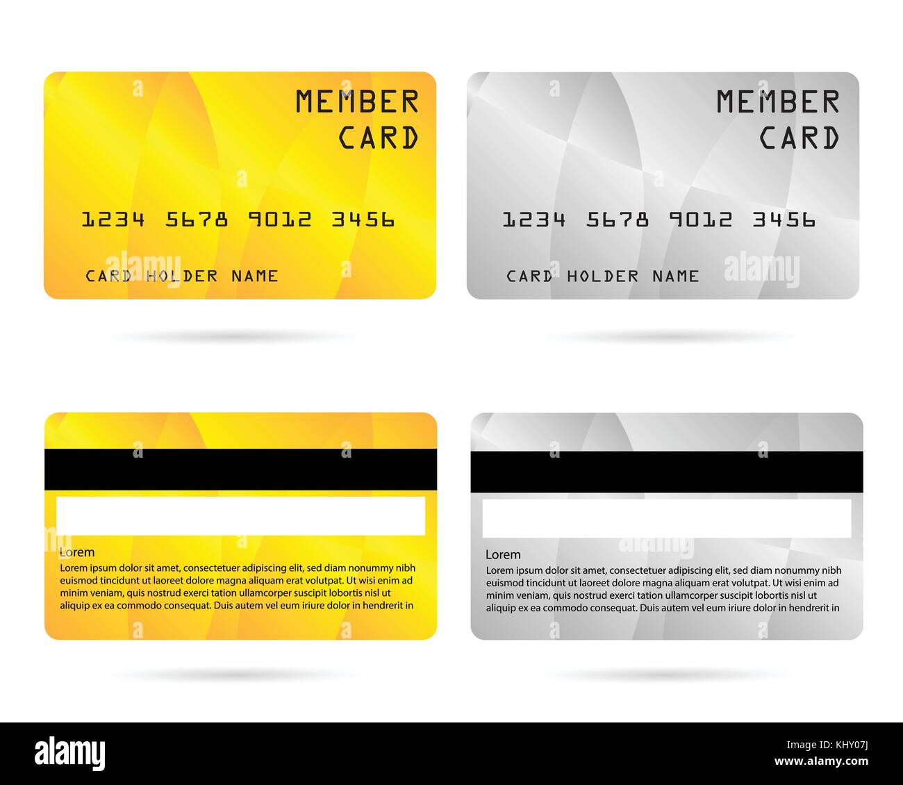 member card, business VIP card, design for privilege member,vector ...