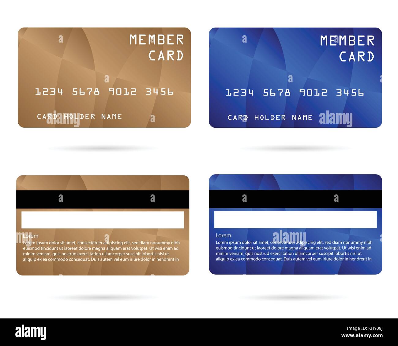 member card, business VIP card, design for privilege member,vector ...