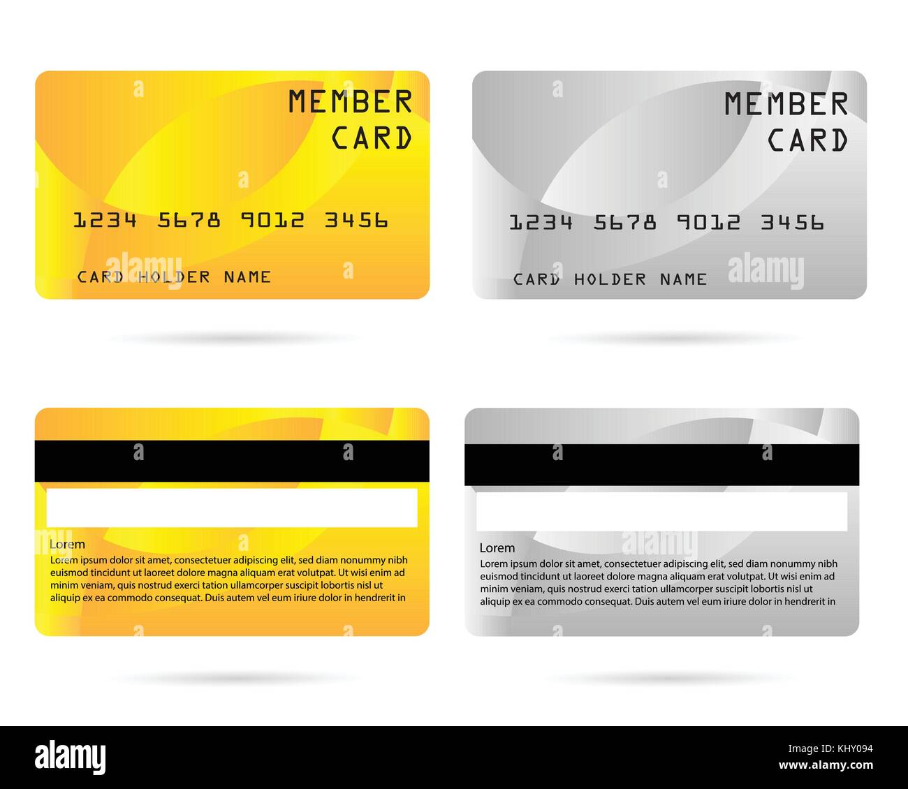 member card, business VIP card, design for privilege member,vector ...