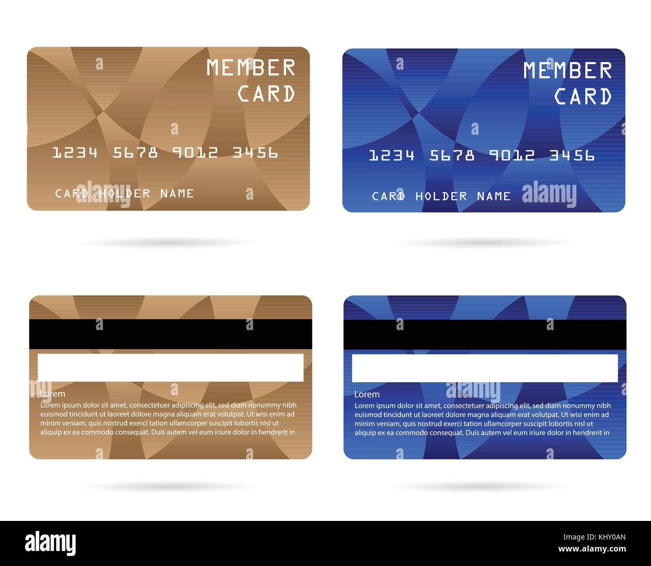 member card, business VIP card, design for privilege member,vector ...