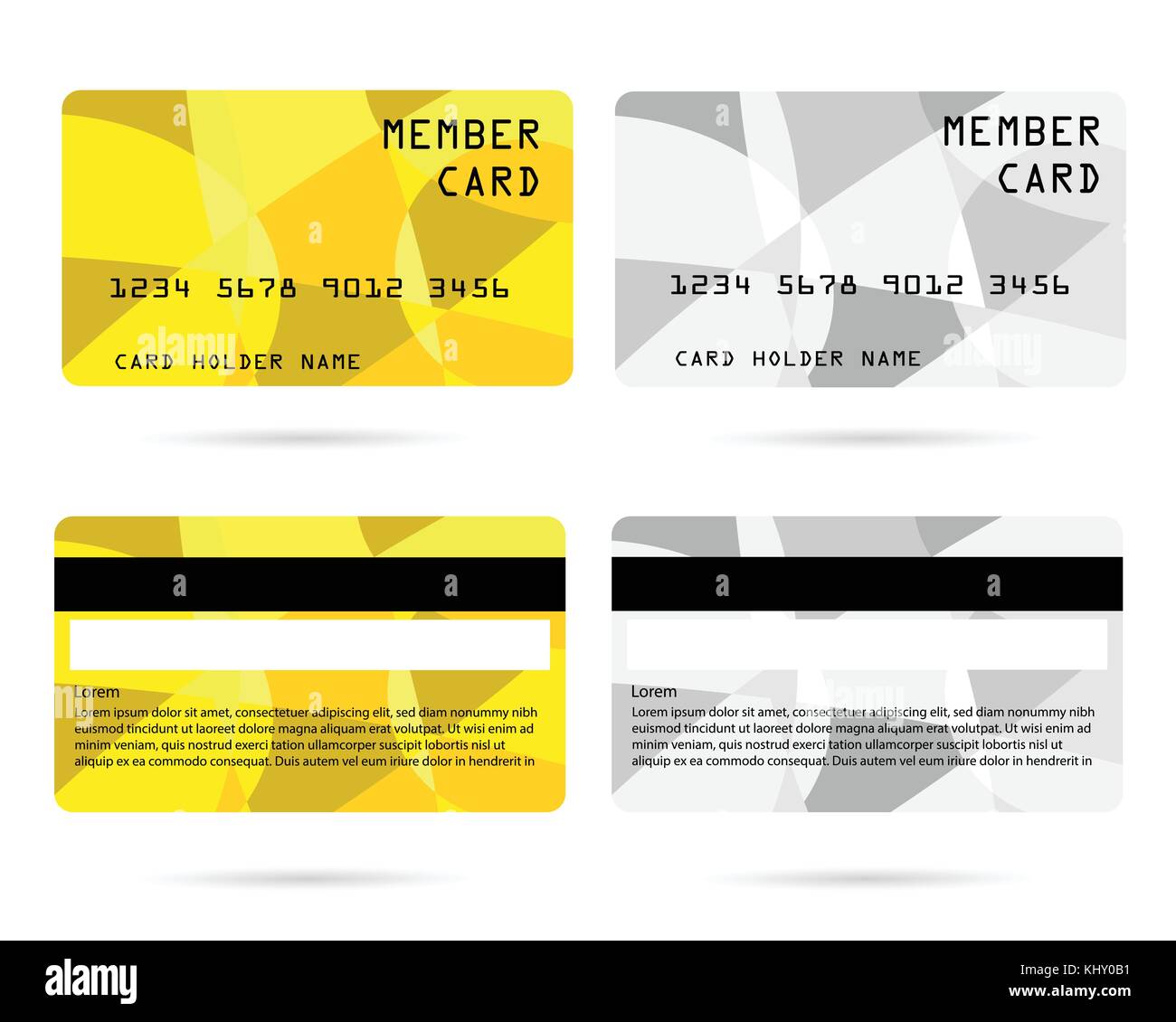 member card, business VIP card, design for privilege member,vector ...