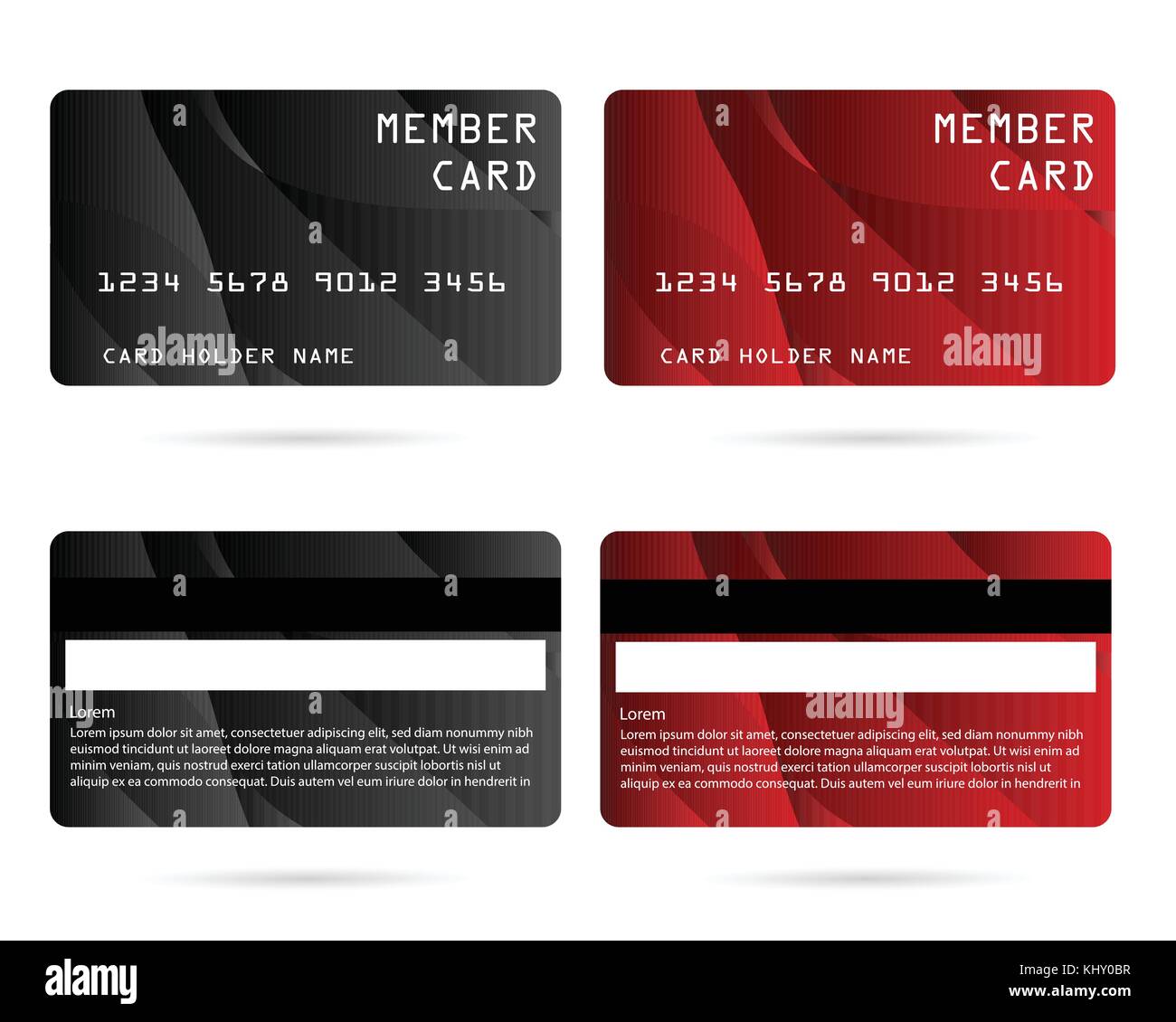 member card, business VIP card, design for privilege member,vector ...