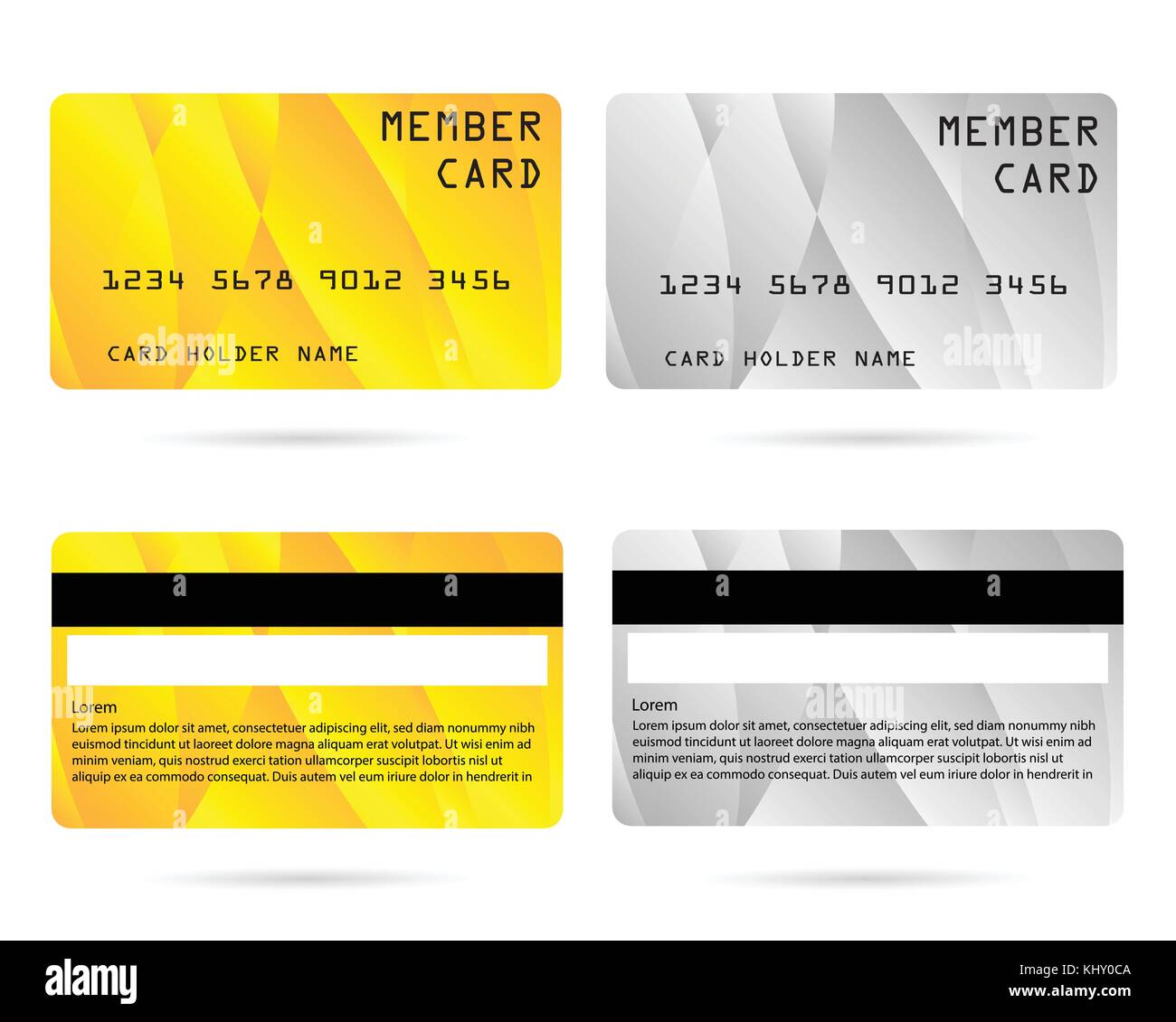 member card, business VIP card, design for privilege member,vector ...