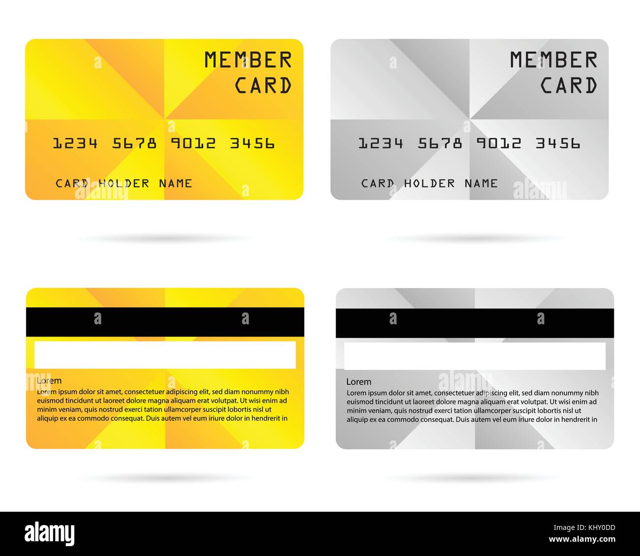 member card, business VIP card, design for privilege member,vector ...