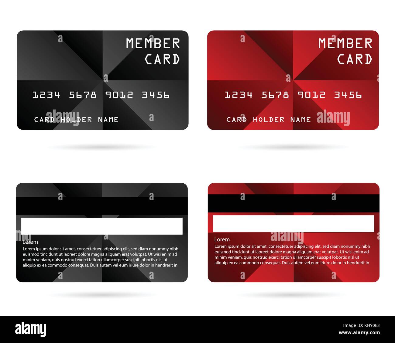 member card, business VIP card, design for privilege member,vector ...