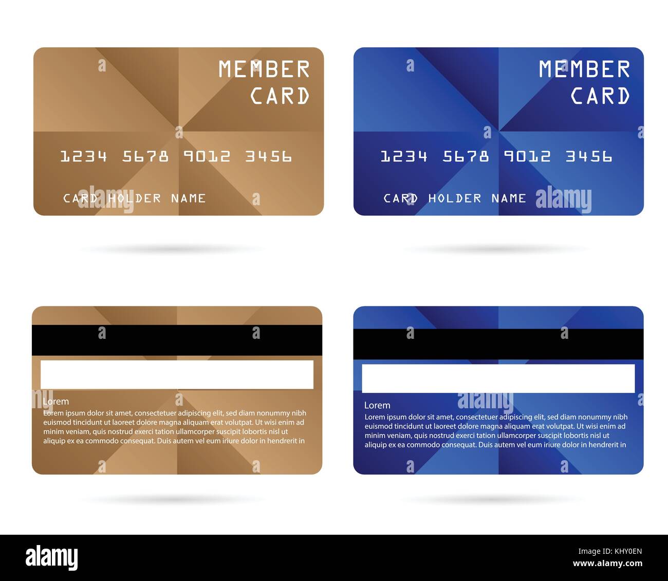 member card, business VIP card, design for privilege member,vector ...