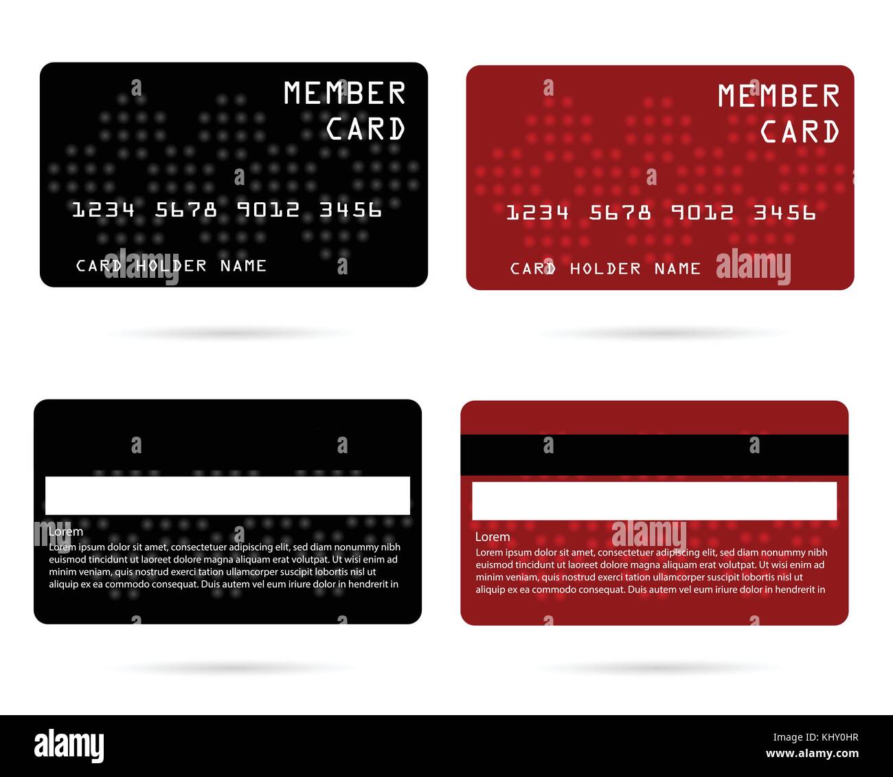 member card, business VIP card, design for privilege member,vector ...