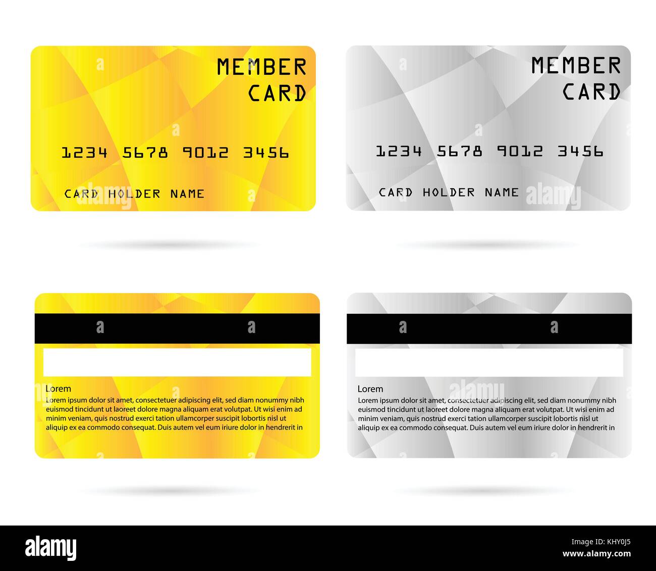 member card, business VIP card, design for privilege member,vector ...