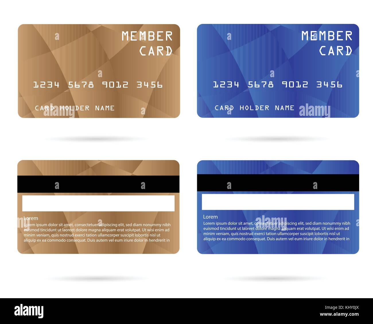 member card, business VIP card, design for privilege member,vector ...
