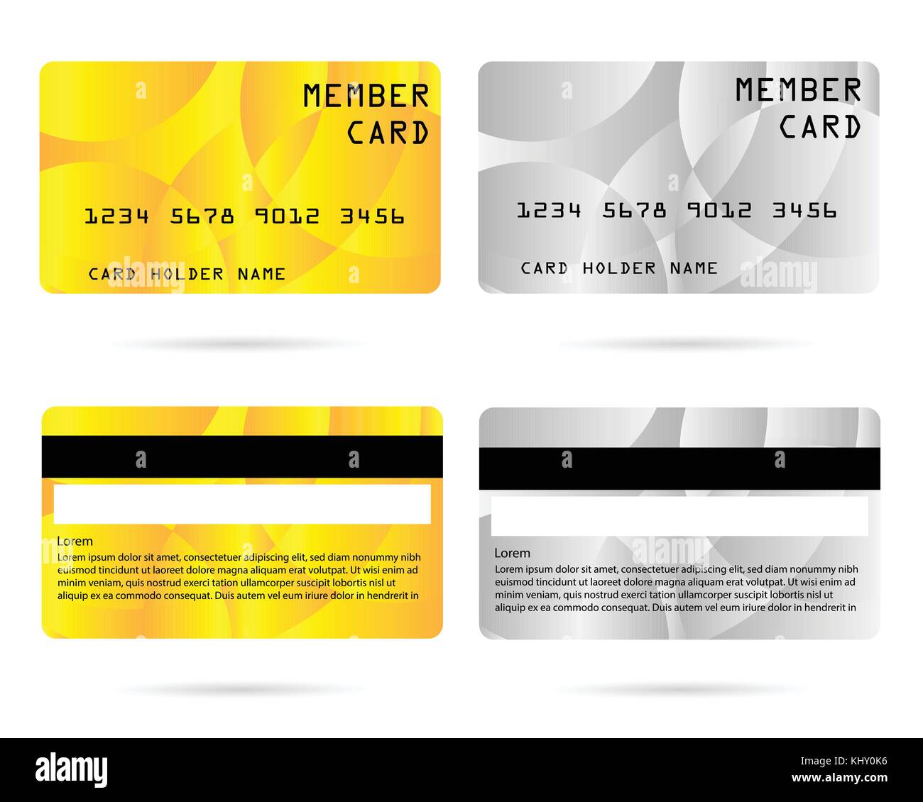 member card, business VIP card, design for privilege member,vector ...