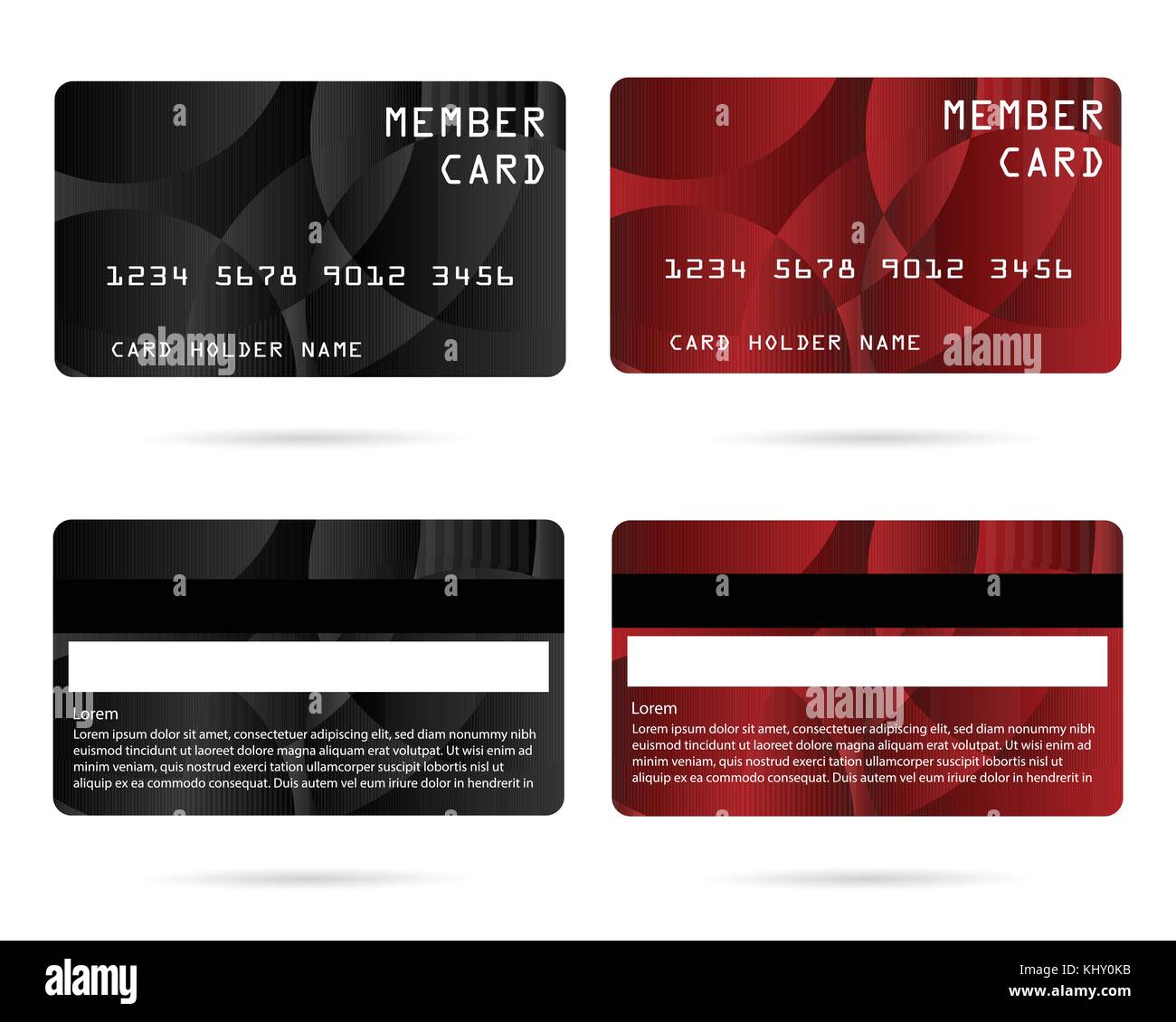 member card, business VIP card, design for privilege member,vector ...