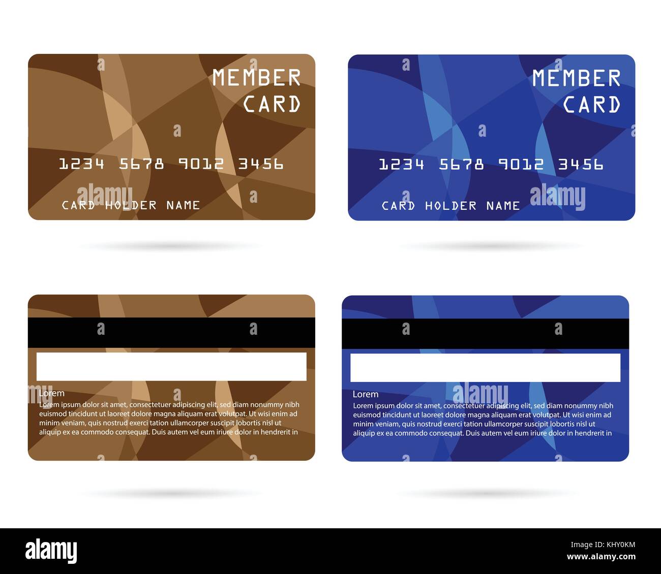 member card, business VIP card, design for privilege member,vector ...
