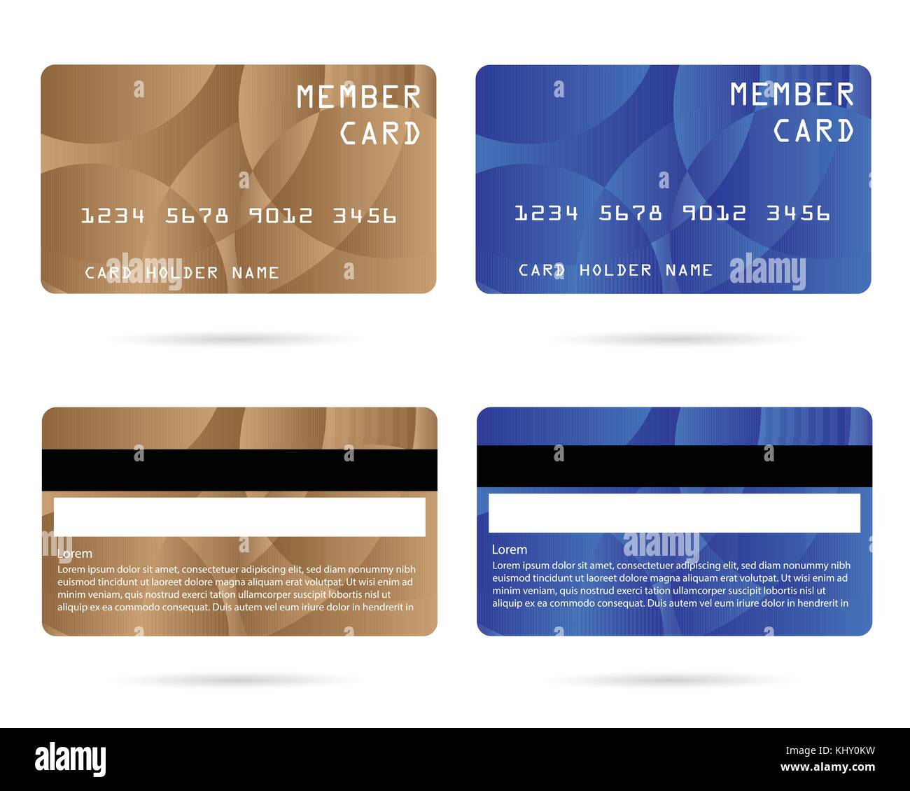member card, business VIP card, design for privilege member,vector ...