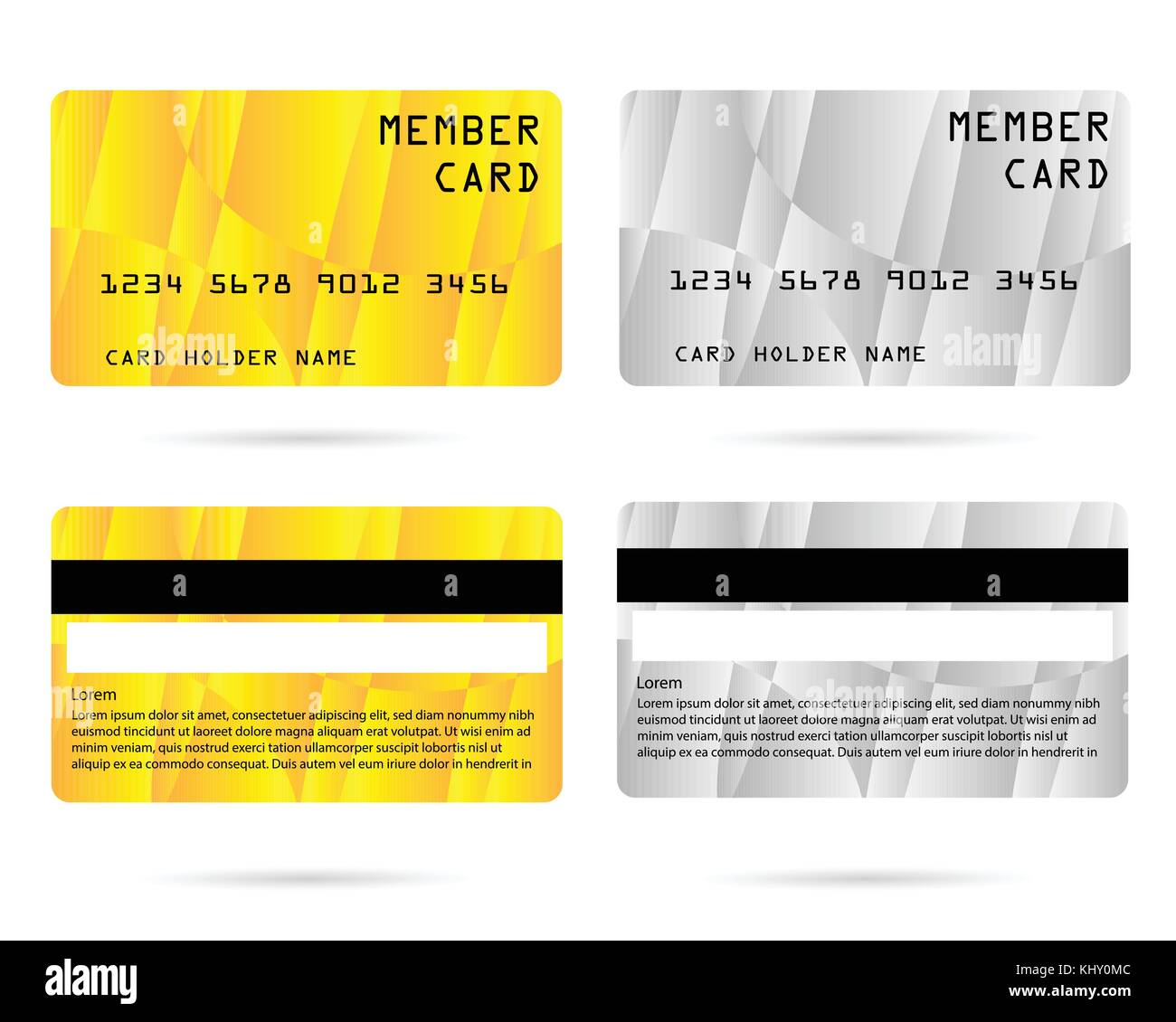 member card, business VIP card, design for privilege member,vector ...