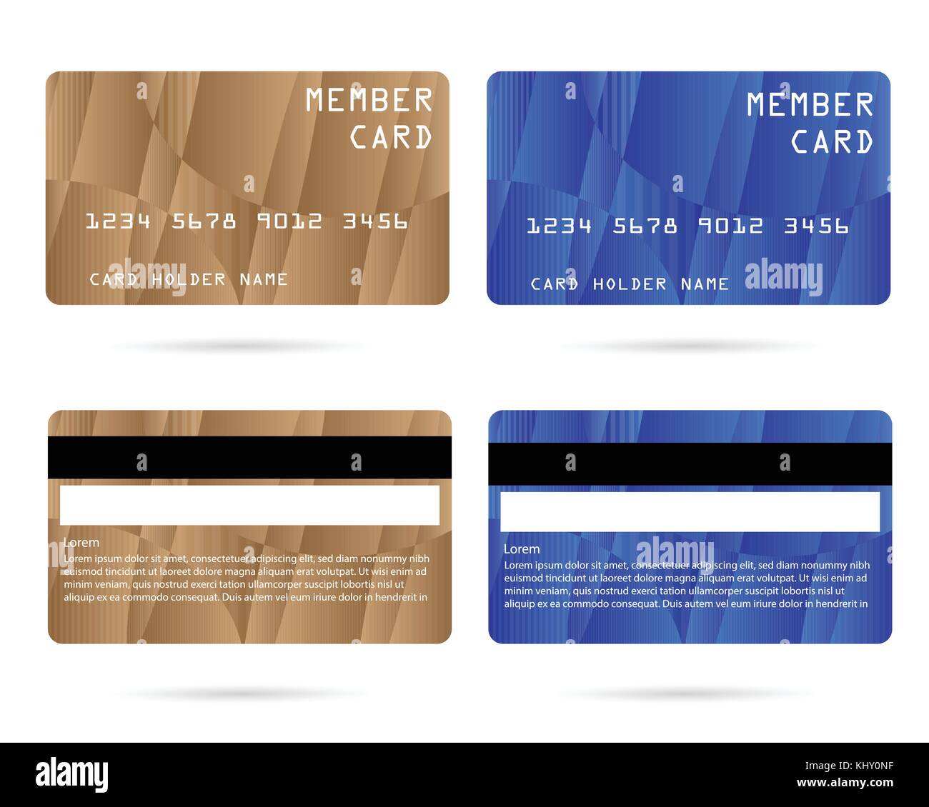 member card, business VIP card, design for privilege member,vector ...