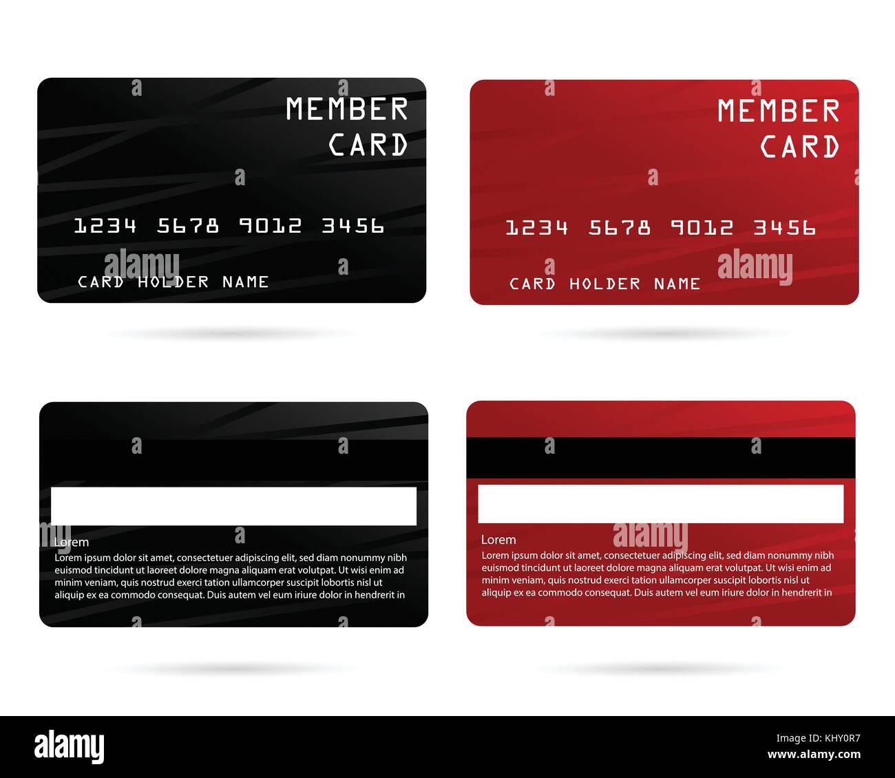 member card, business VIP card, design for privilege member,vector ...