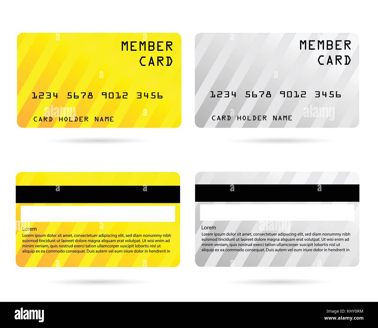 member card, business VIP card, design for privilege member,vector ...