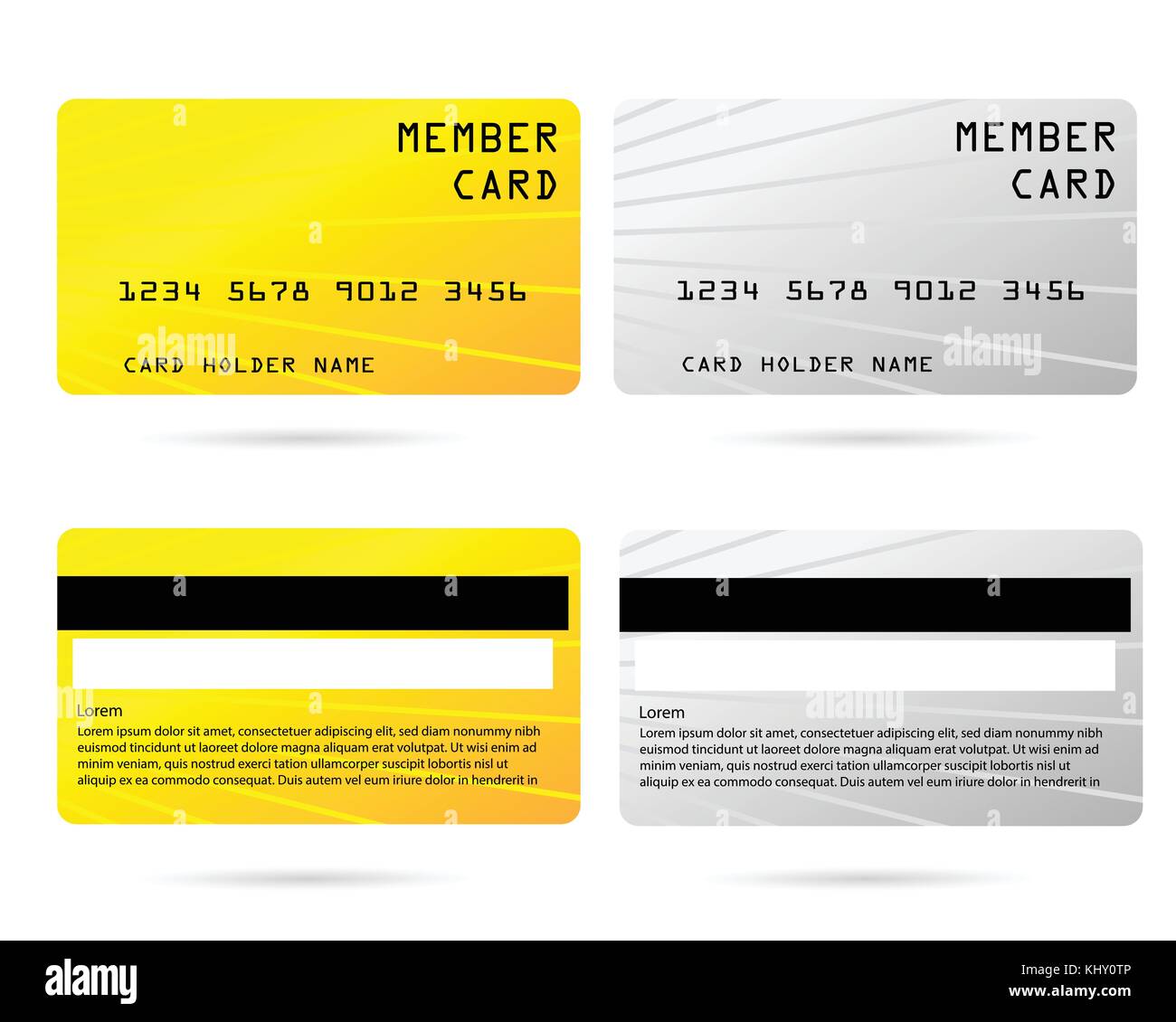 member card, business VIP card, design for privilege member,vector ...