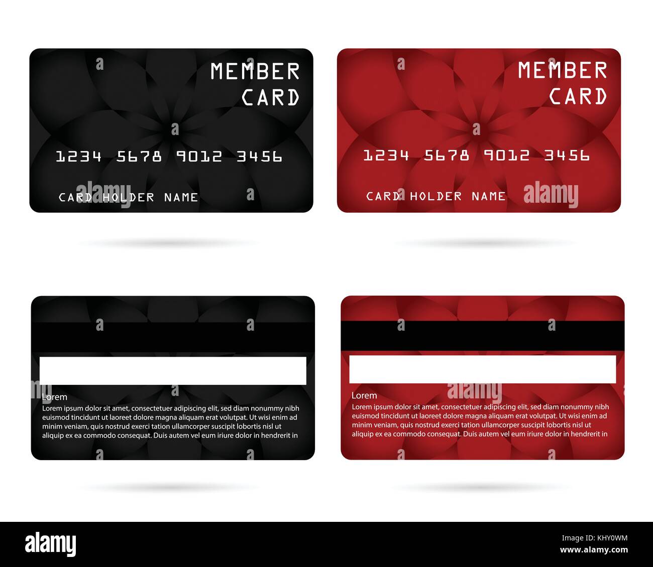 member card, business VIP card, design for privilege member,vector ...