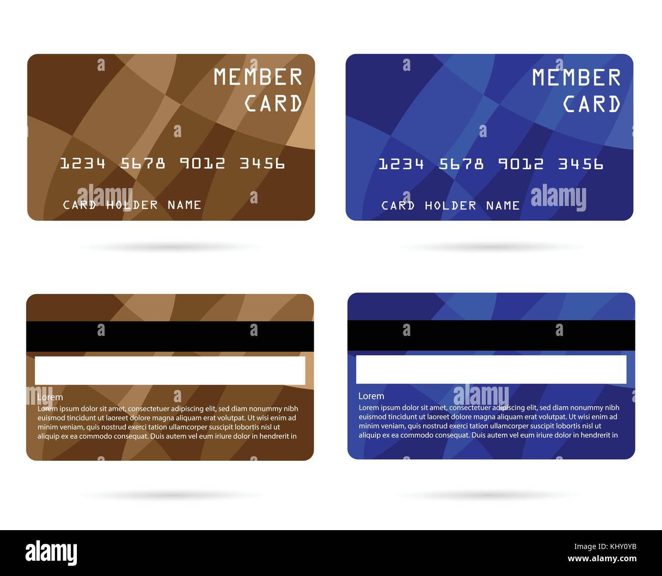 member card, business VIP card, design for privilege member,vector ...