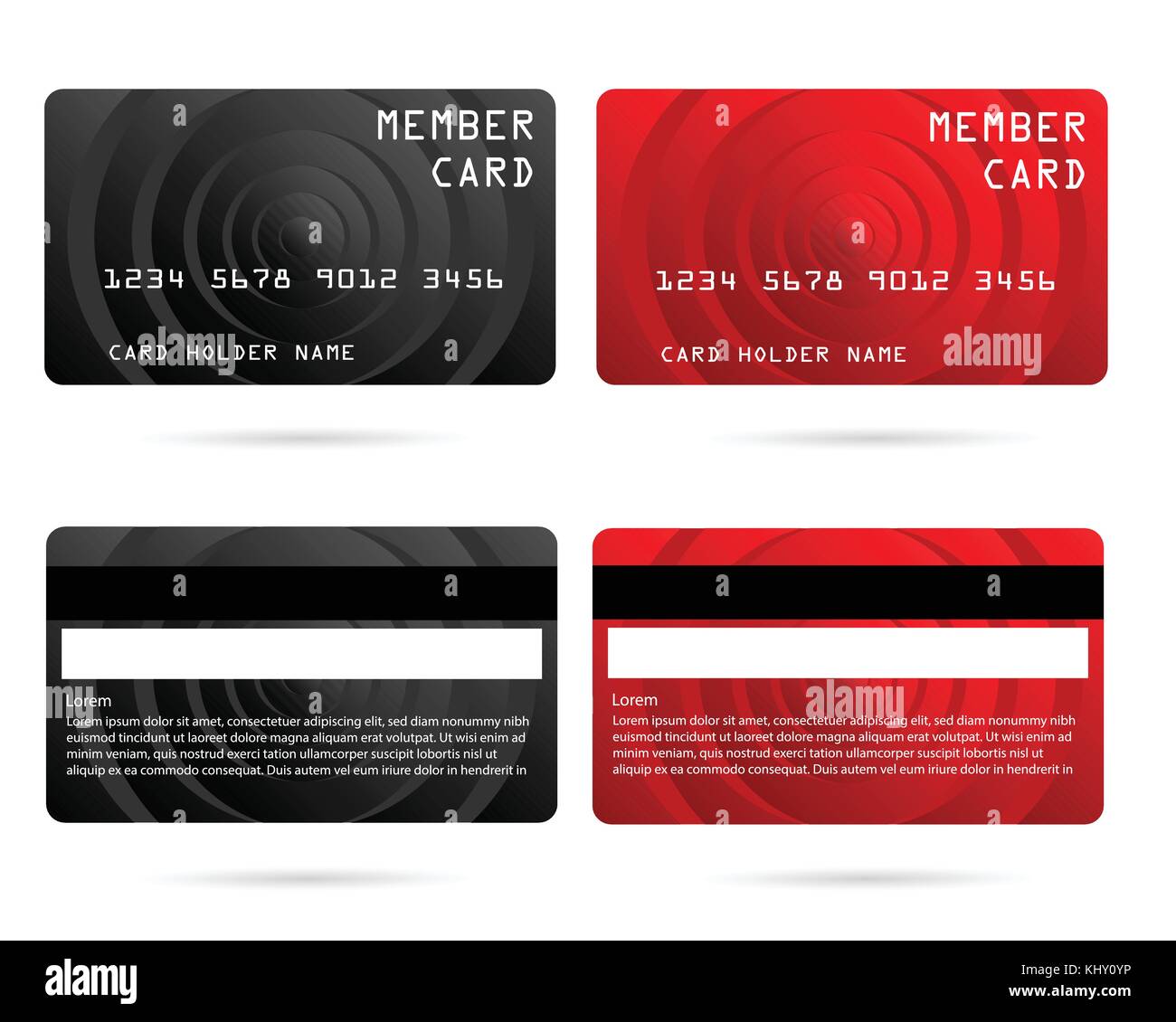 member card, business VIP card, design for privilege member,vector ...