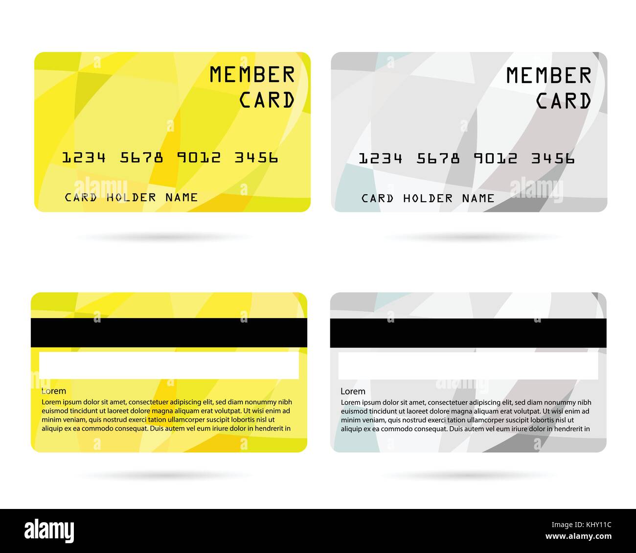 member card, business VIP card, design for privilege member,vector ...