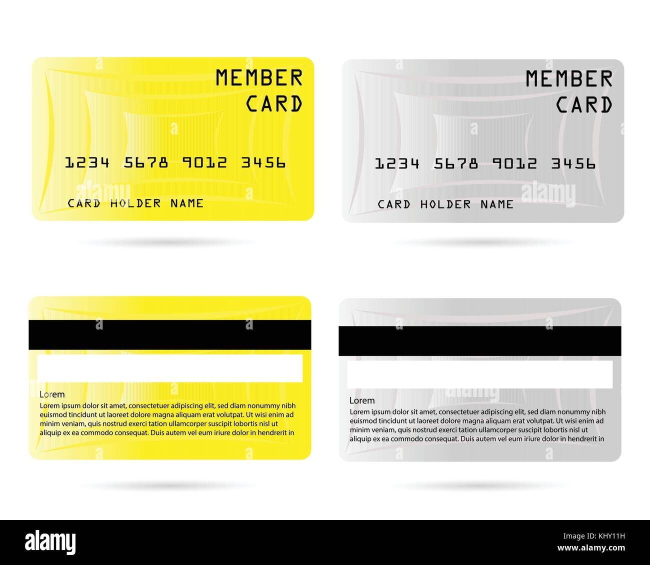 member card, business VIP card, design for privilege member,vector ...