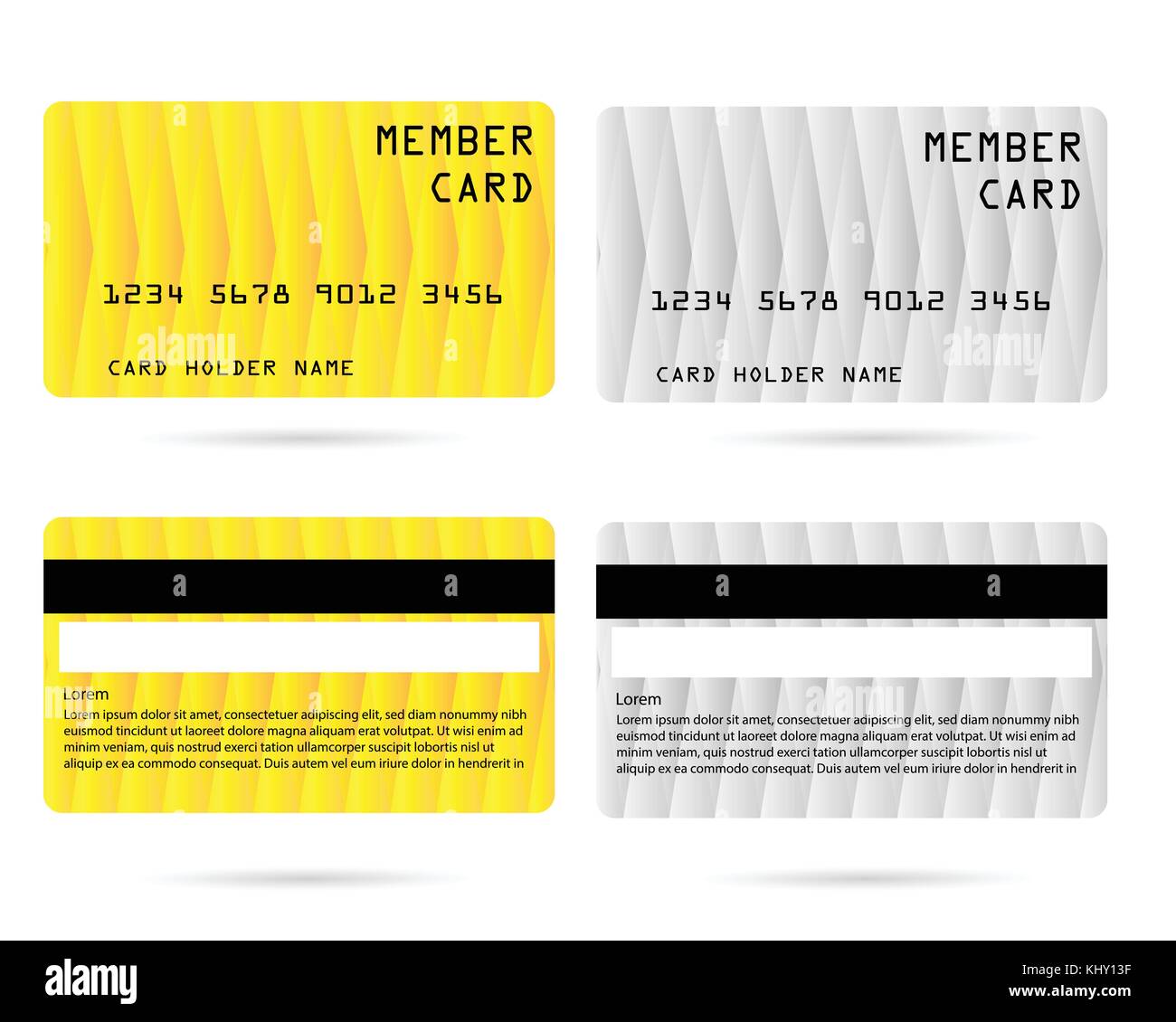 member card, business VIP card, design for privilege member,vector ...