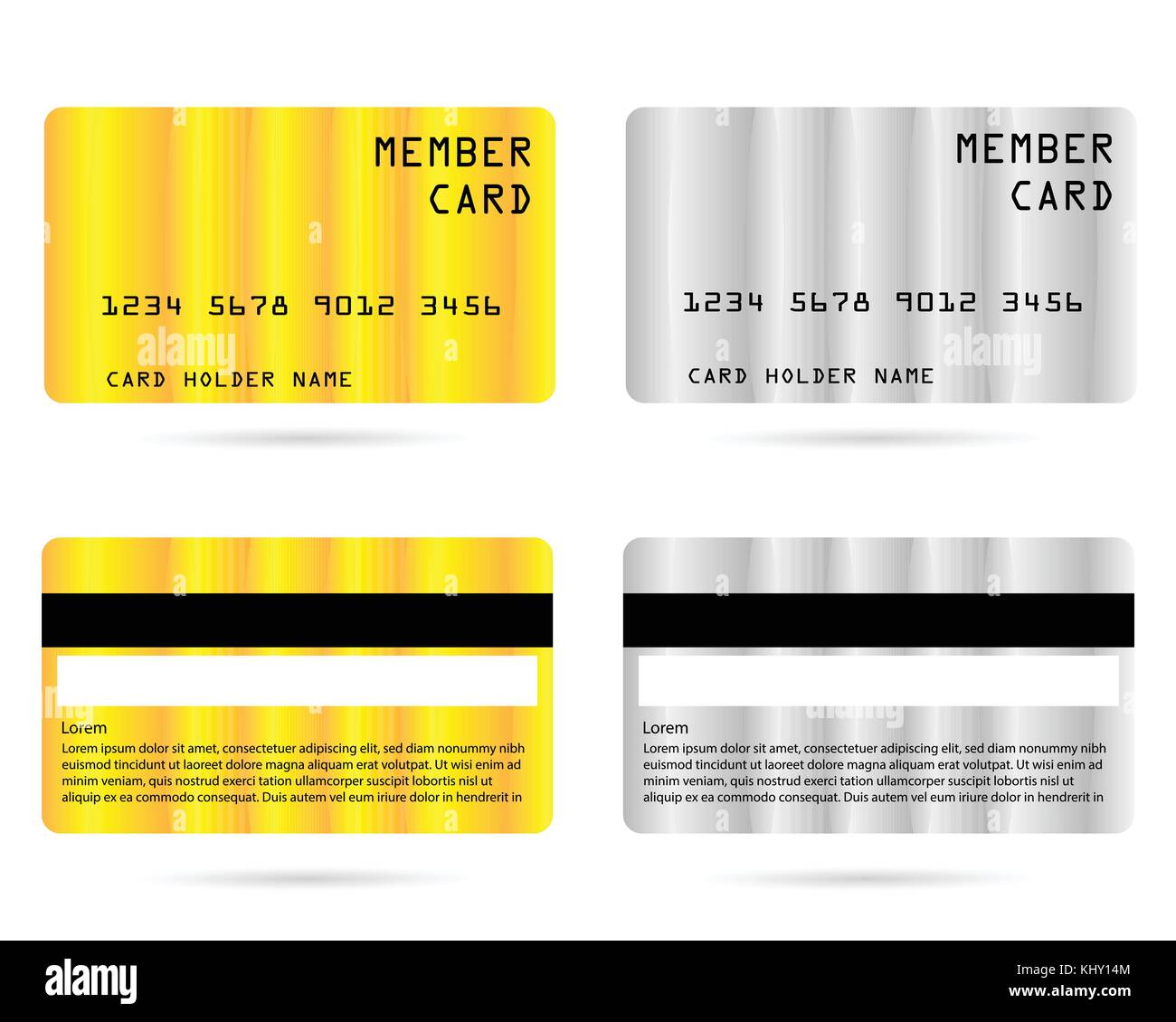 member card, business VIP card, design for privilege member,vector ...