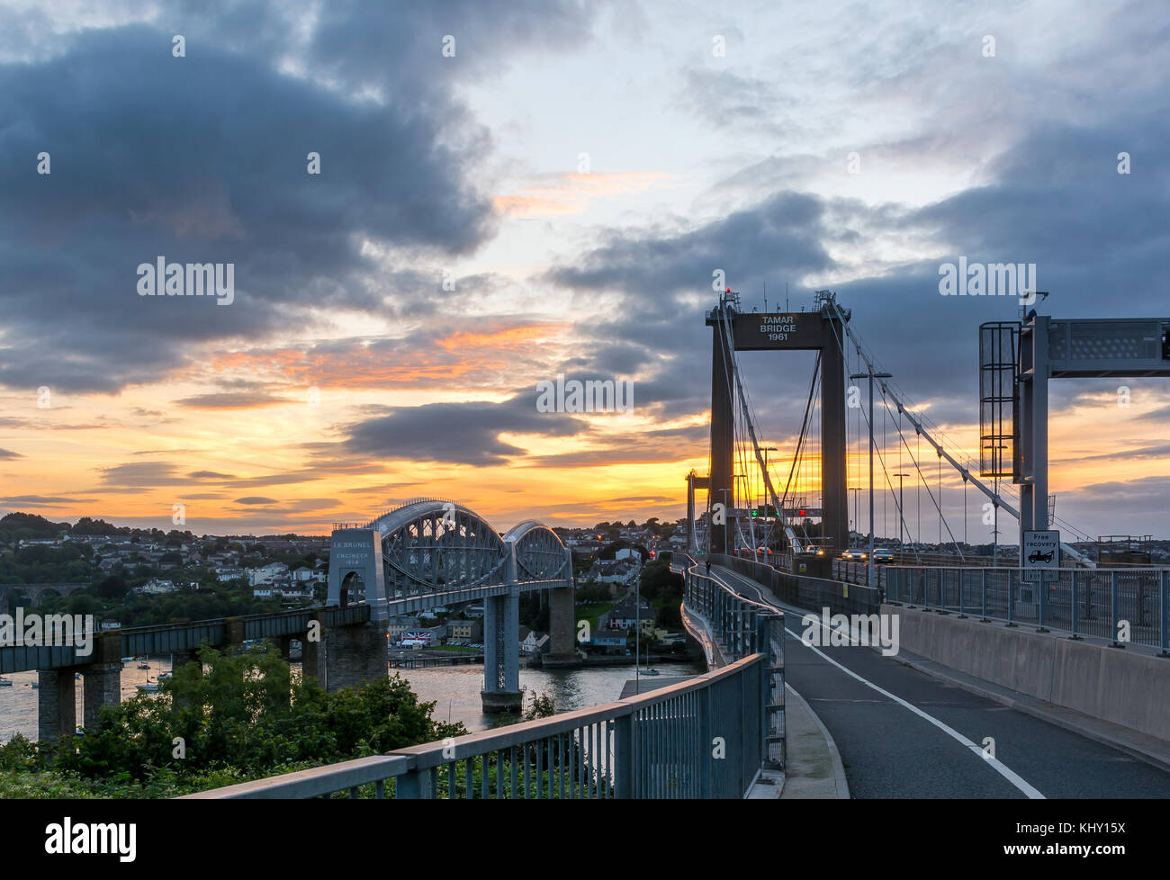 Tamar bridge hi-res stock photography and images - Alamy