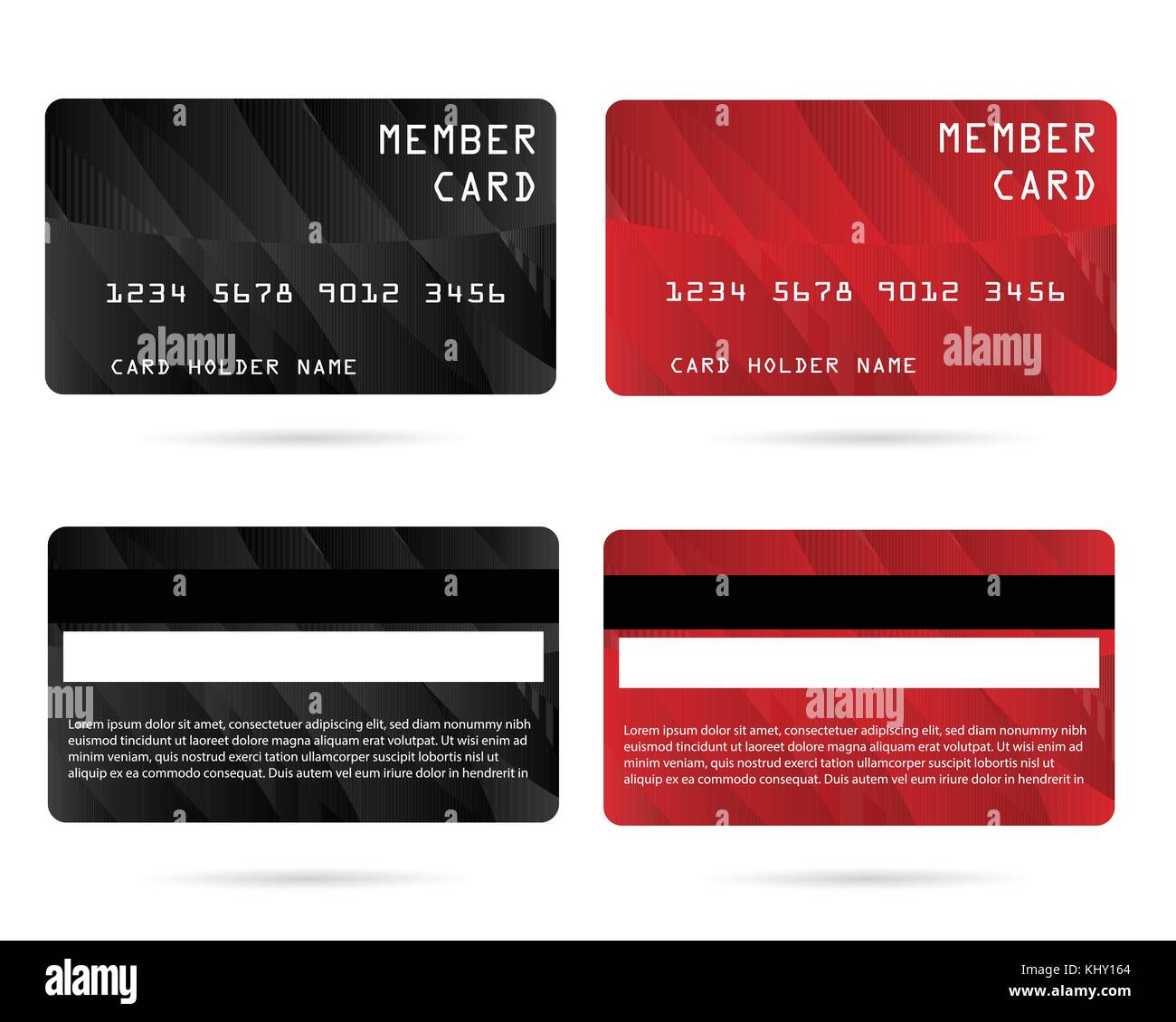 member card, business VIP card, design for privilege member,vector ...