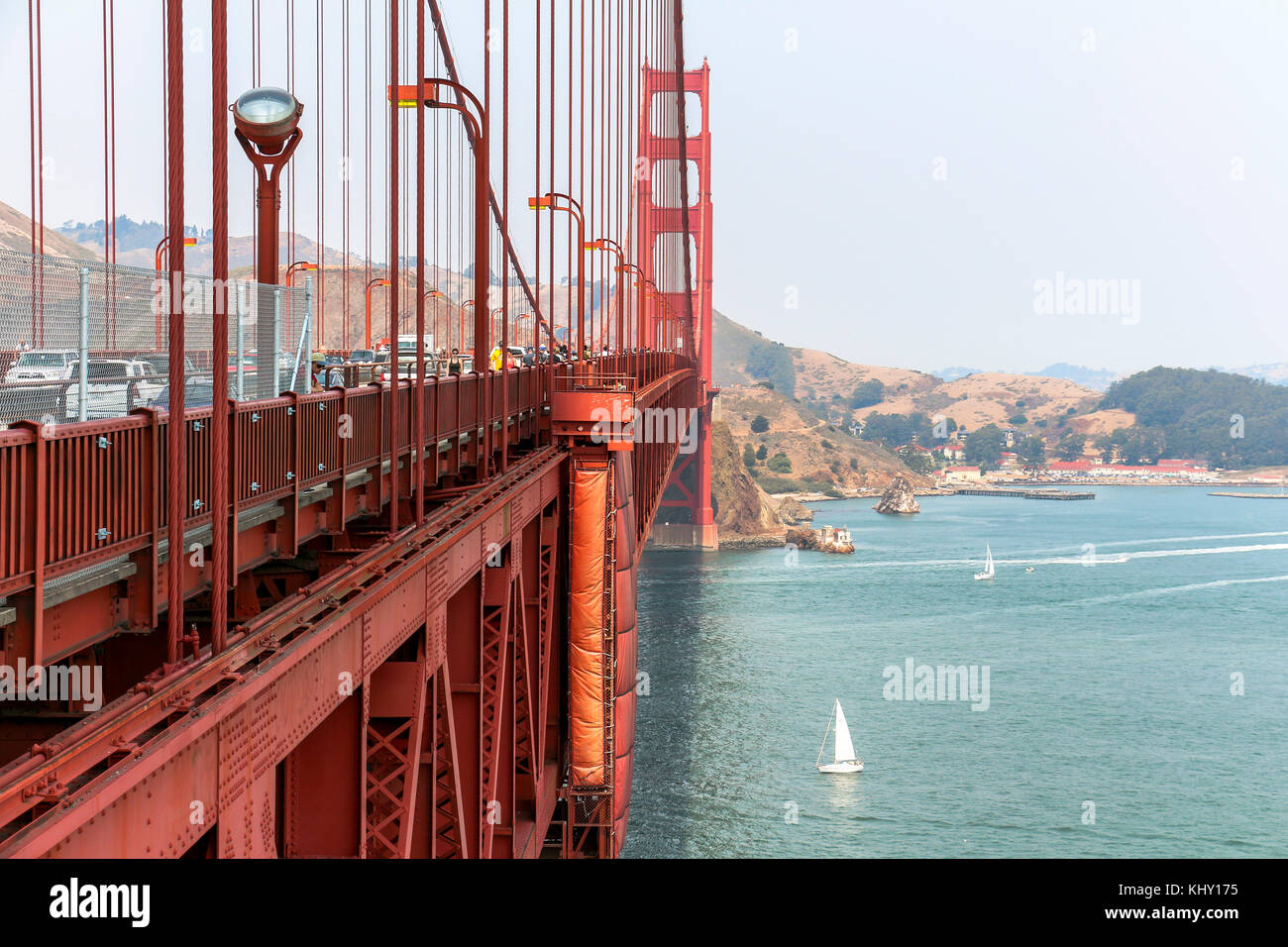 Under the Golden Gate Bridge in San Francisco Stock Photo - Alamy
