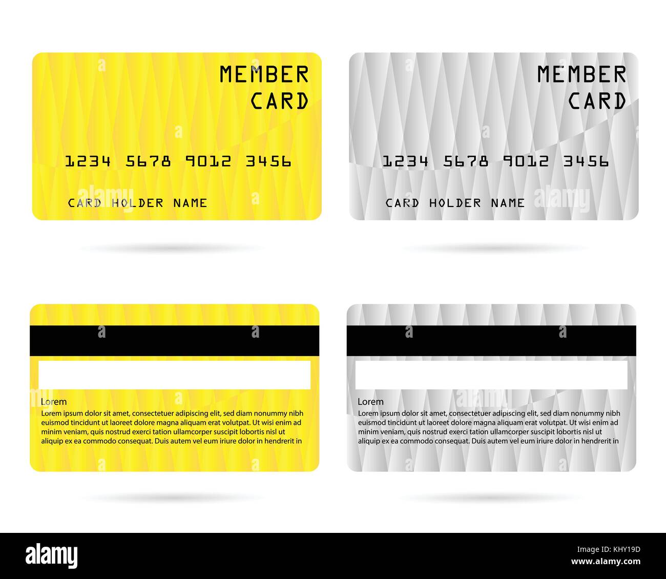 member card, business VIP card, design for privilege member,vector ...