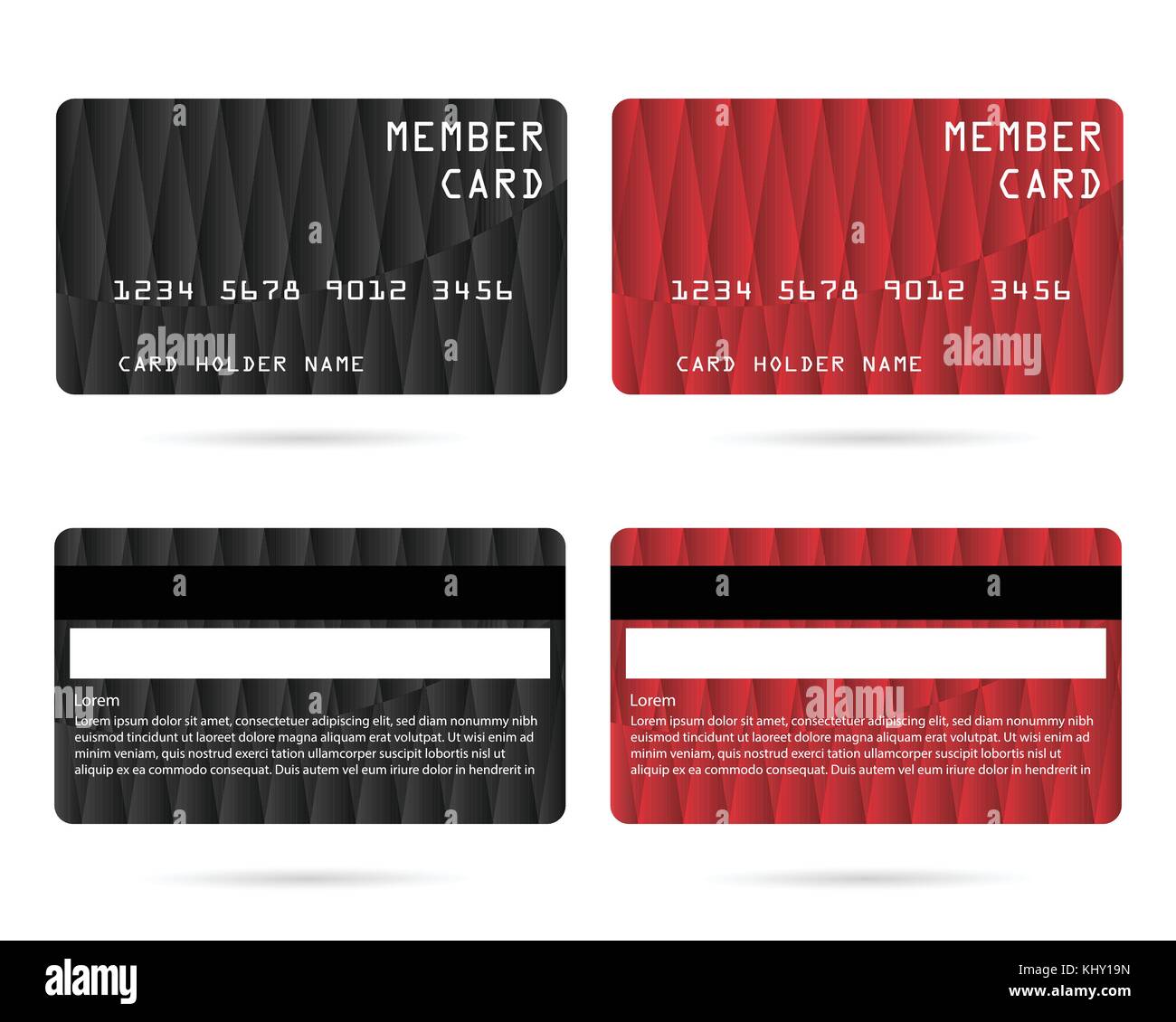 member card, business VIP card, design for privilege member,vector ...