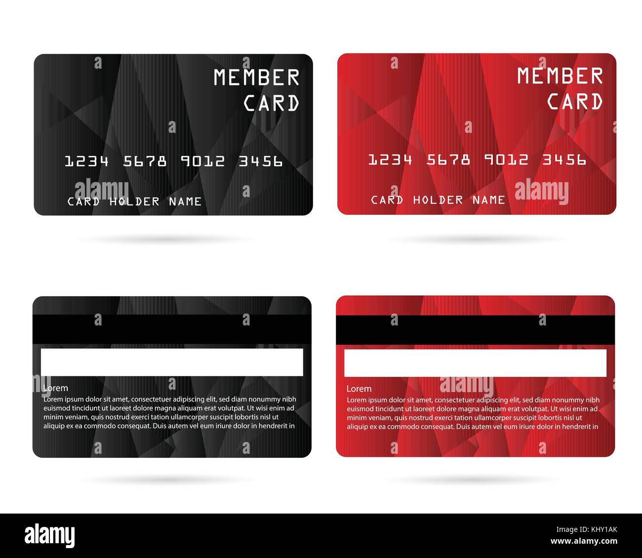 member card, business VIP card, design for privilege member,vector ...