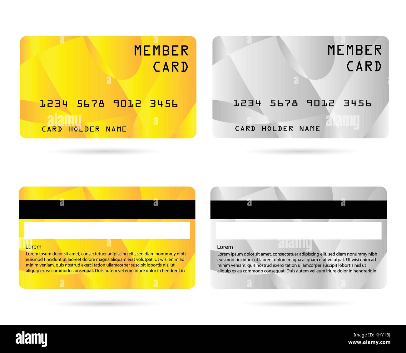 member card, business VIP card, design for privilege member,vector ...