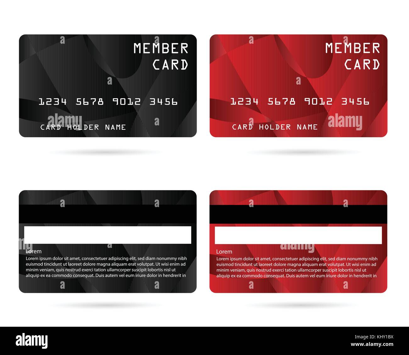member card, business VIP card, design for privilege member,vector ...