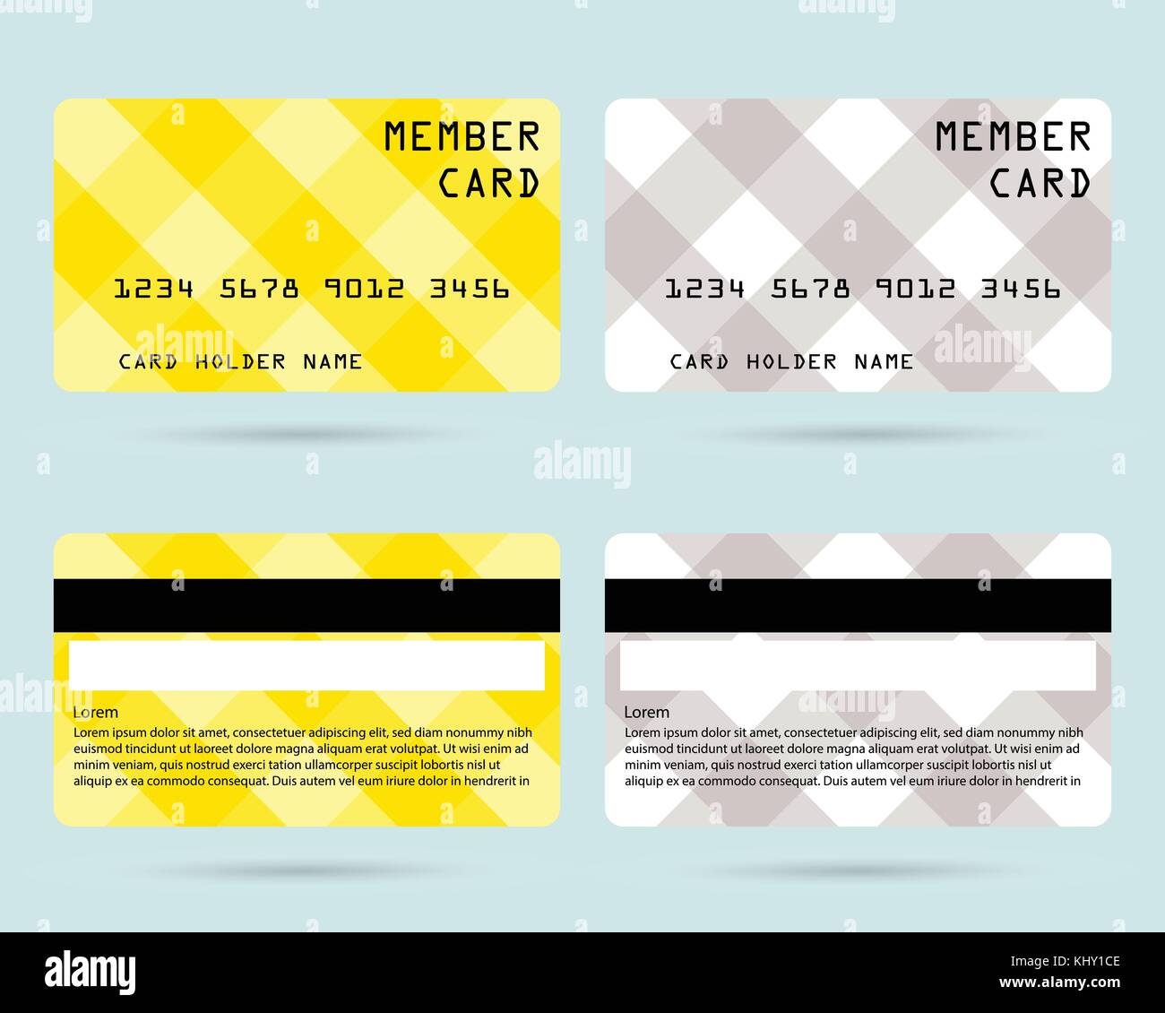 member card, business VIP card, design for privilege member,vector ...