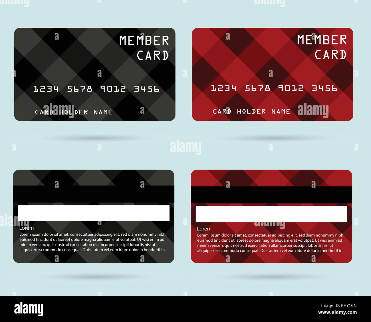 member card, business VIP card, design for privilege member,vector ...