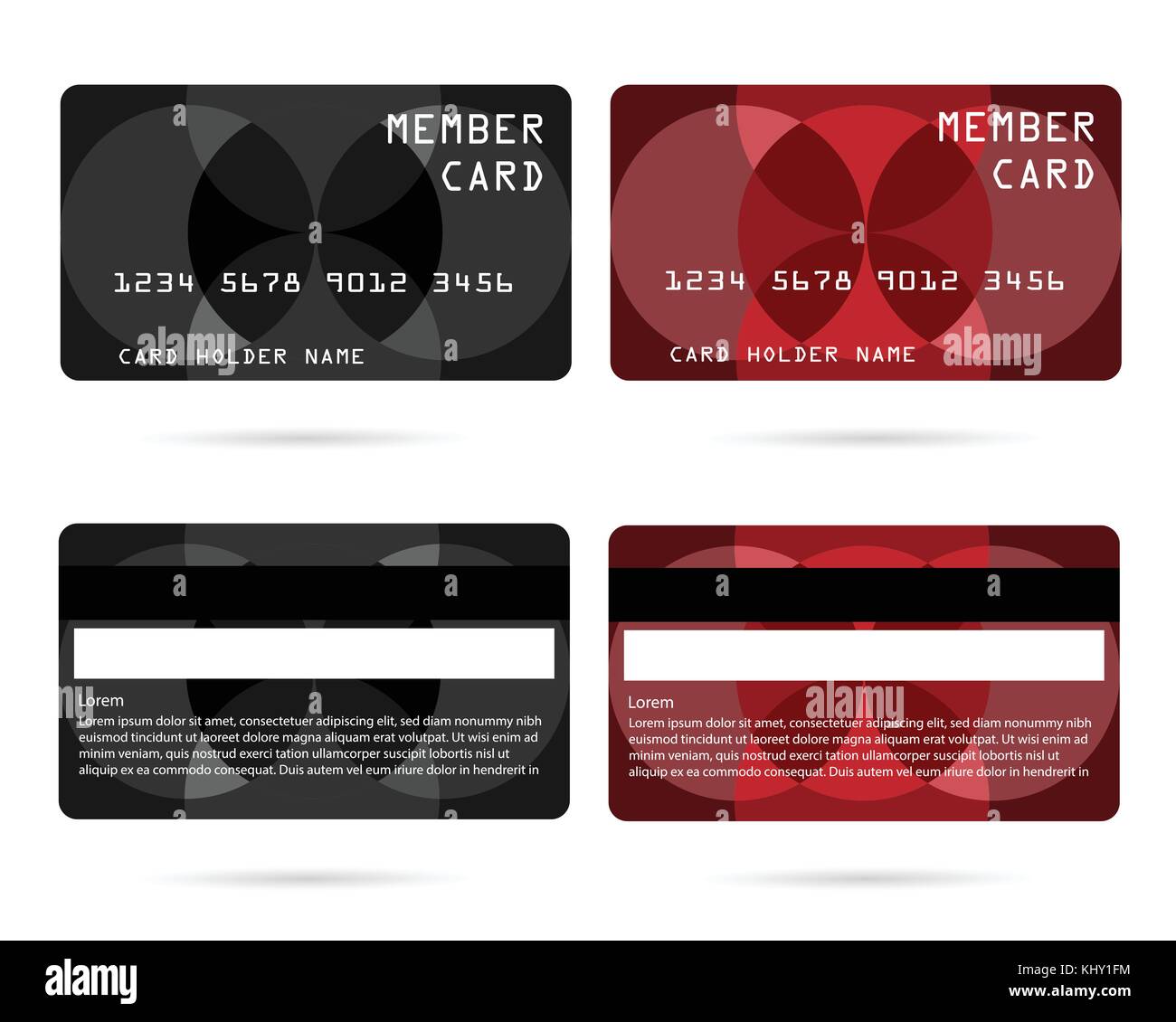 member card, business VIP card, design for privilege member,vector ...